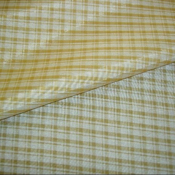 Erie Island | Accents | 7 Yds Dazzle Color Topaz Cream And Tan Plaid ...